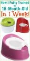 Potty Training at 18 Months Part 2: How I Potty Trained My 18 Month Old