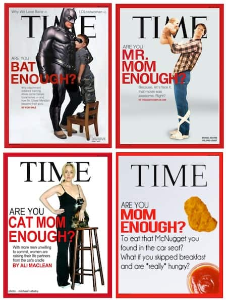 Weekend Humor Time Magazines Are You Mom Enough Parody Covers