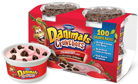 Danimals Crunchers Yogurt 4-Pack for just $0.25 at Target!