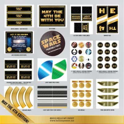 May the 4th Be With You Star Wars Printables and Star Wars Day Activities