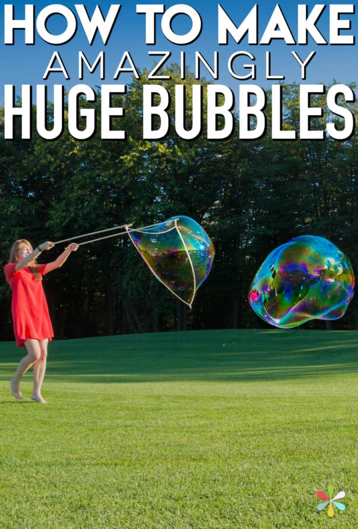 Giant Bubbles Recipe: The BEST Solution for Huge Bubbles