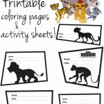 The Lion Guard Printables with Beshte, Kion and Other Characters