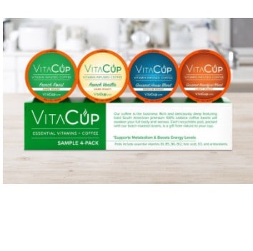 Sign up and Receive Vitacup Free Coffee Lover's Sampler