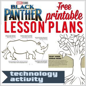 Black Panther Printable: Free Worksheets and Materials for Kids