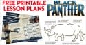 Black Panther Printable: Free Worksheets and Materials for Kids