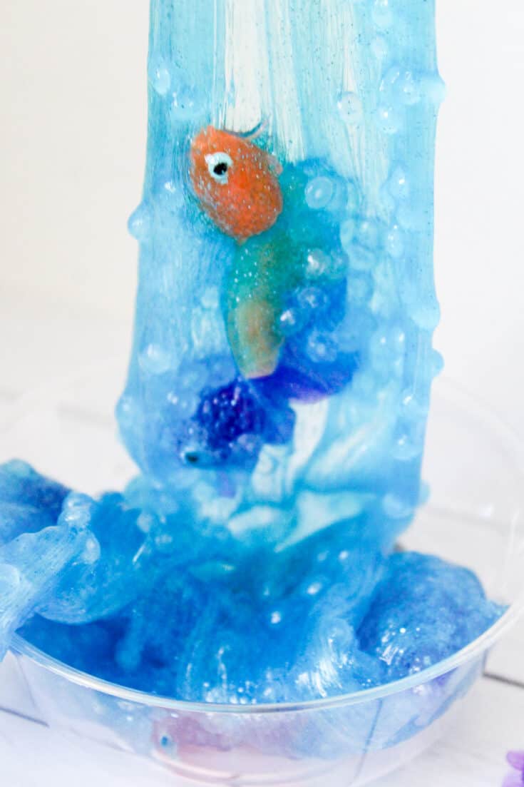 Ocean Slime Recipe: How to Make Ocean Blue Slime with Clear Glue