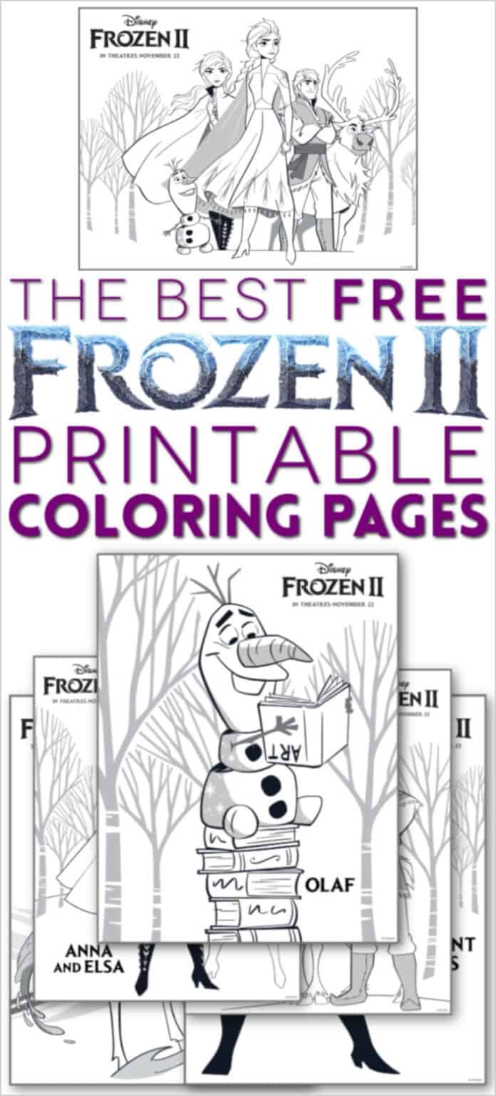 Free Frozen 2 Coloring Pages: Print Them All Now!