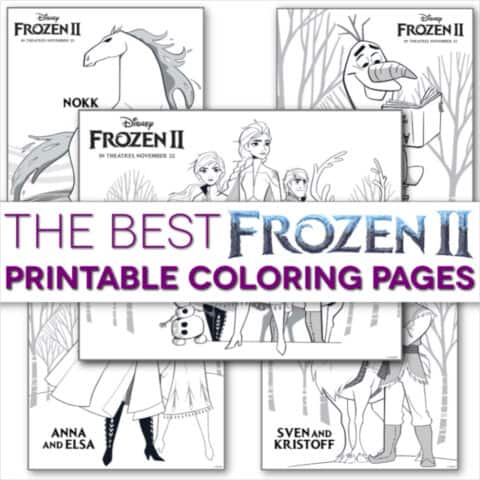 Free Frozen 2 Coloring Pages: Print Them All Now!