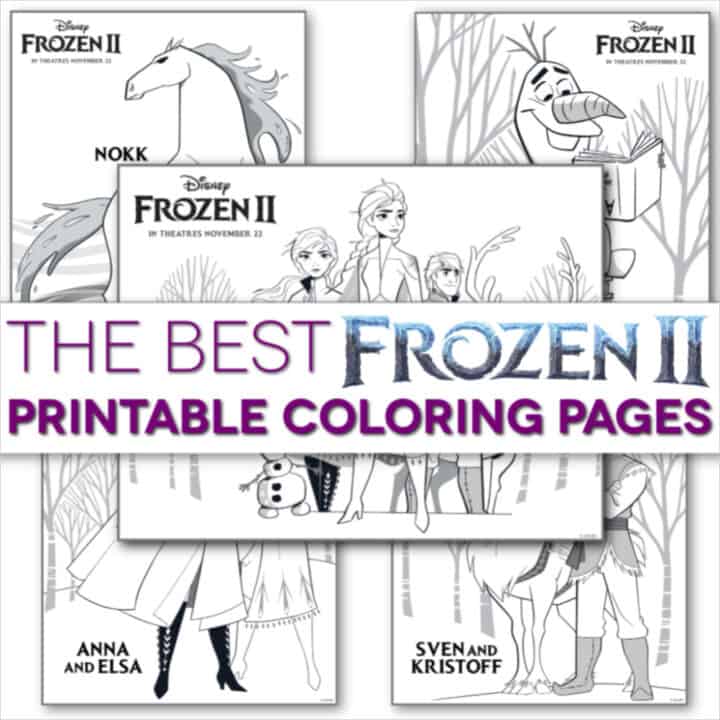 Free Frozen 2 Coloring Pages: Print Them All Now!