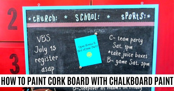 How to Paint Cork Board with Any Paint: An Upcycling Tutorial