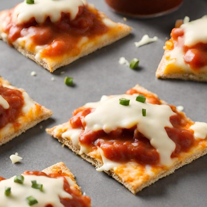 Triscuit Pizza Recipe - Easy 10 Minute Snack, Lunch or Appetizer