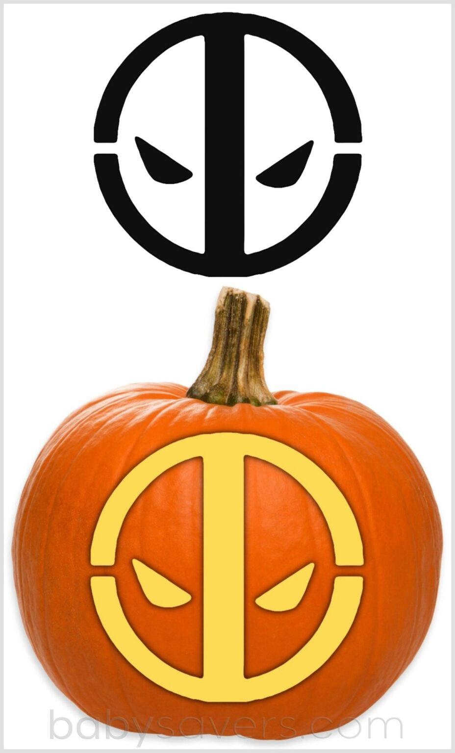 Deadpool Pumpkin Stencils: Free Marvel Halloween Printables