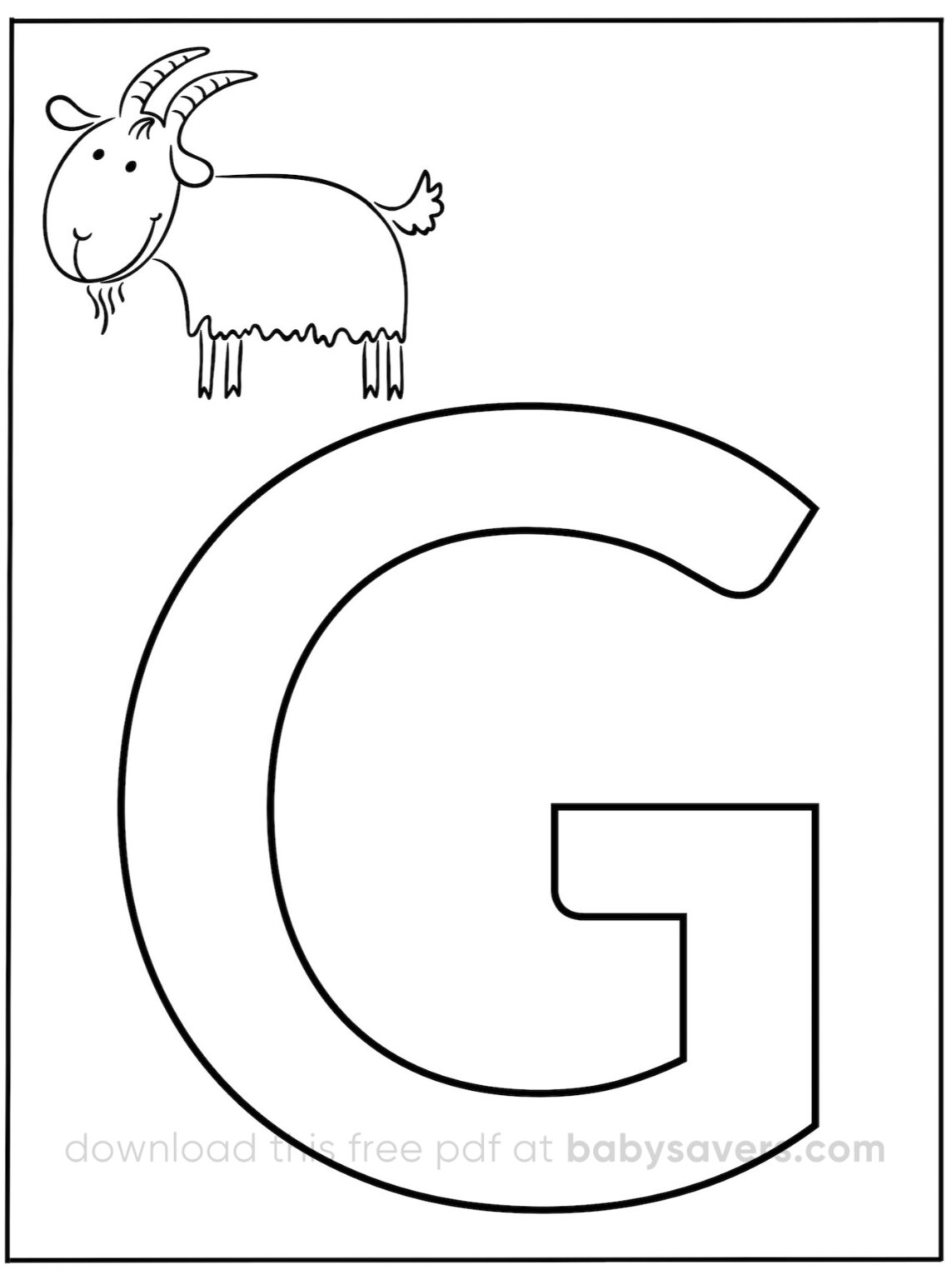 Alphabet Coloring Pages - 26 Free Printables for Learning Letters