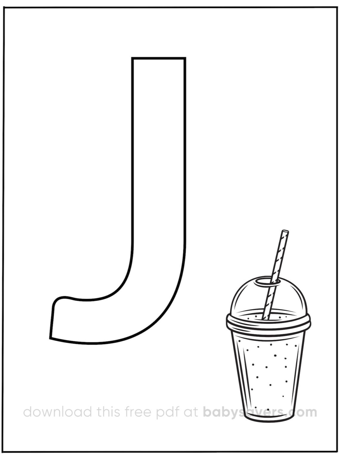 Alphabet Coloring Pages - 26 Free Printables for Learning Letters