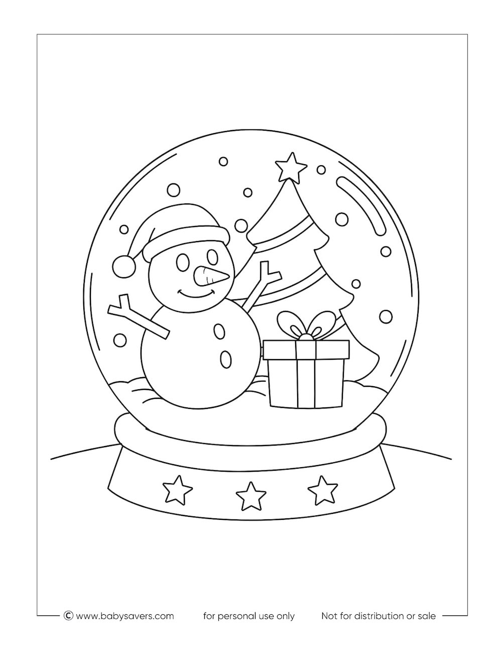 13 Free Printable Christmas Coloring Pages for Kids
