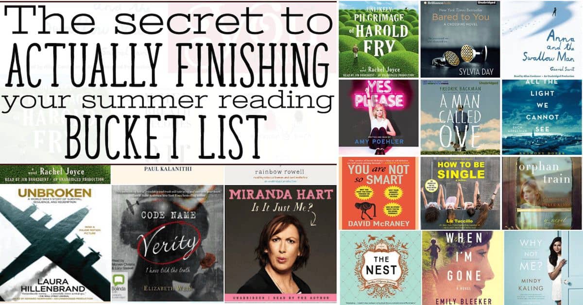 How I Actually Finish My Summer Reading Bucket List