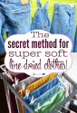 The Secret to Super Soft Line-Dried Clothes