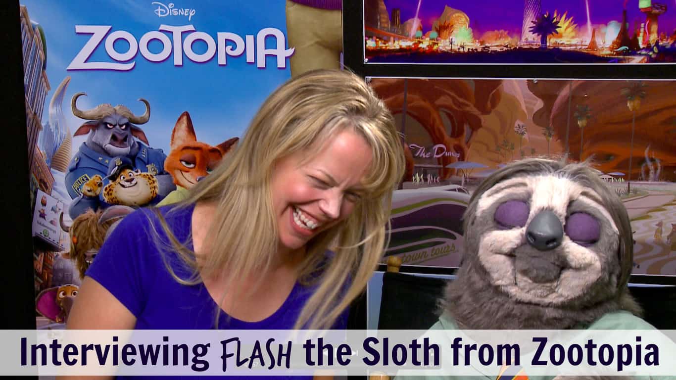 An Exclusive Interview With FLASH the Sloth from Zootopia #ZootopiaBluray